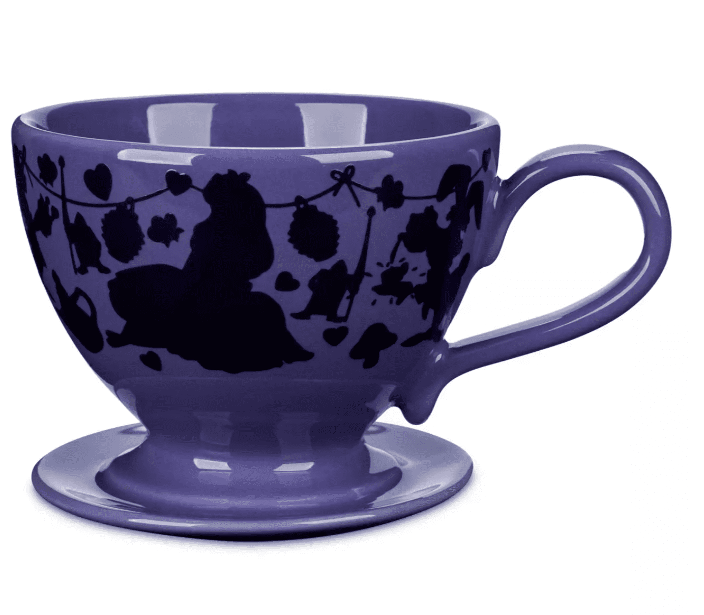Disney Parks Alice in Wonderland Mad Tea Party Green Tea Cup Saucer Mug ...
