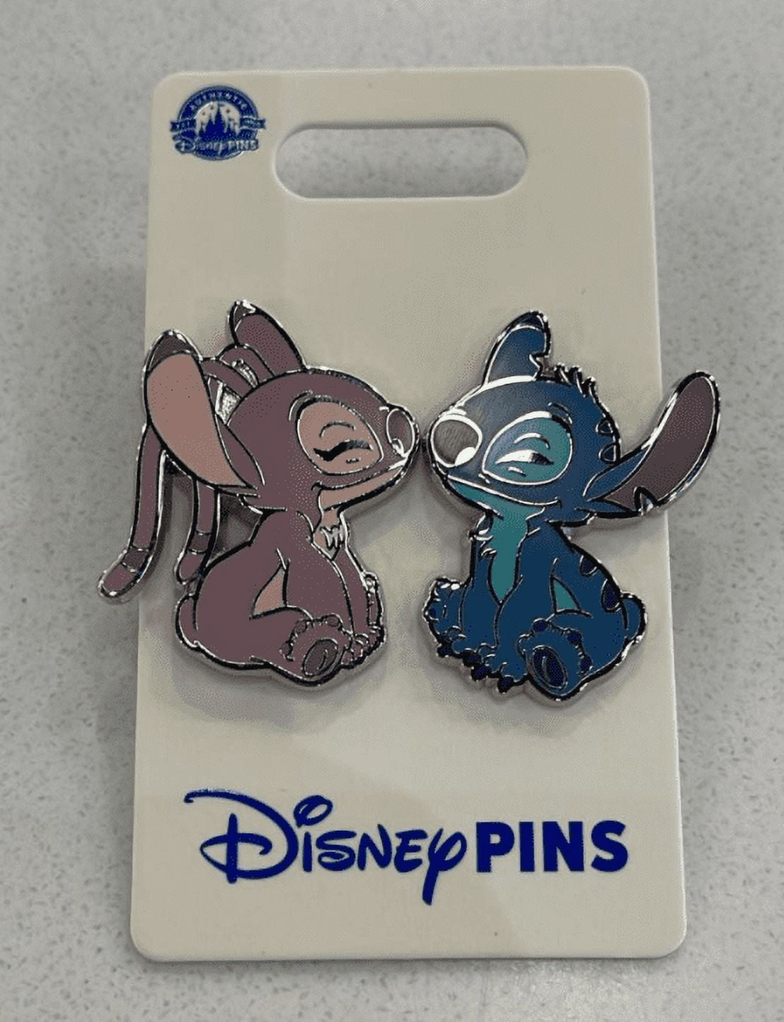 Disney Parks Angel and Stitch Pair Love Pin Set New with Card - Walmart.com