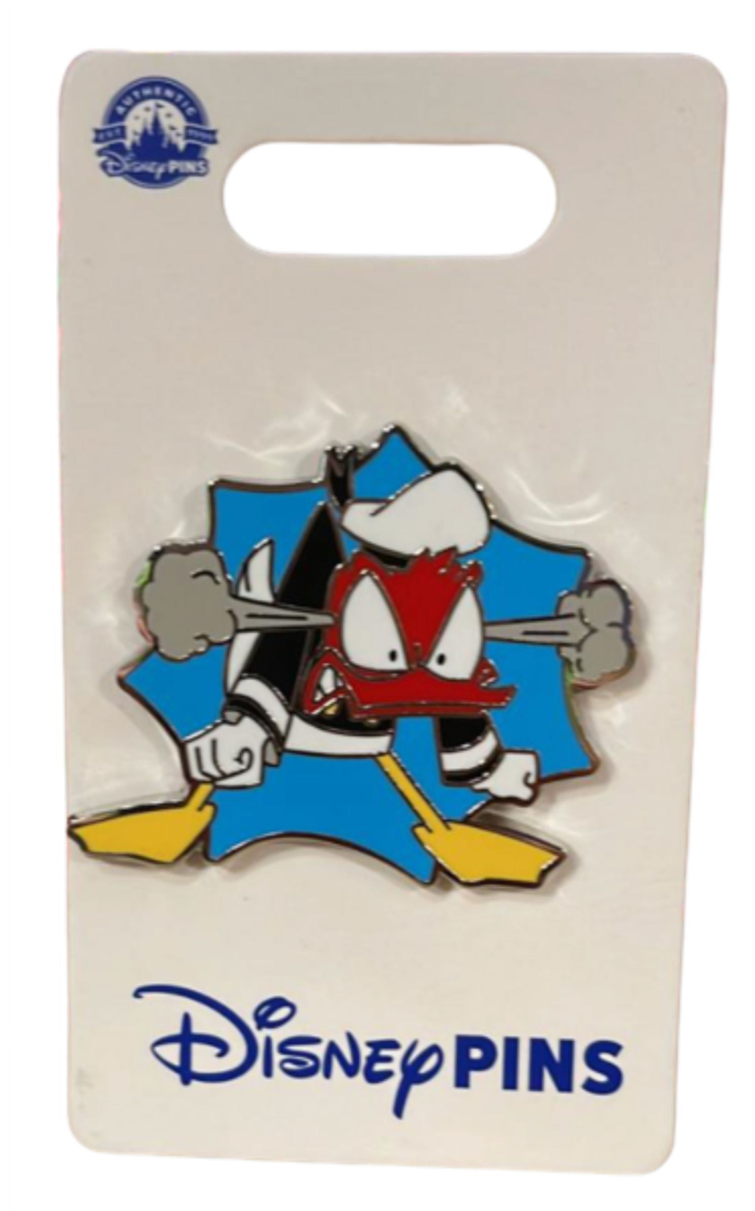 Disney Parks Angry Donald Duck Pin New with Card - Walmart.com