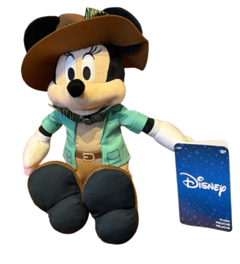 Disney Parks Animal Kingdom Safari Minnie Mouse Plush Toy New With Tag ...