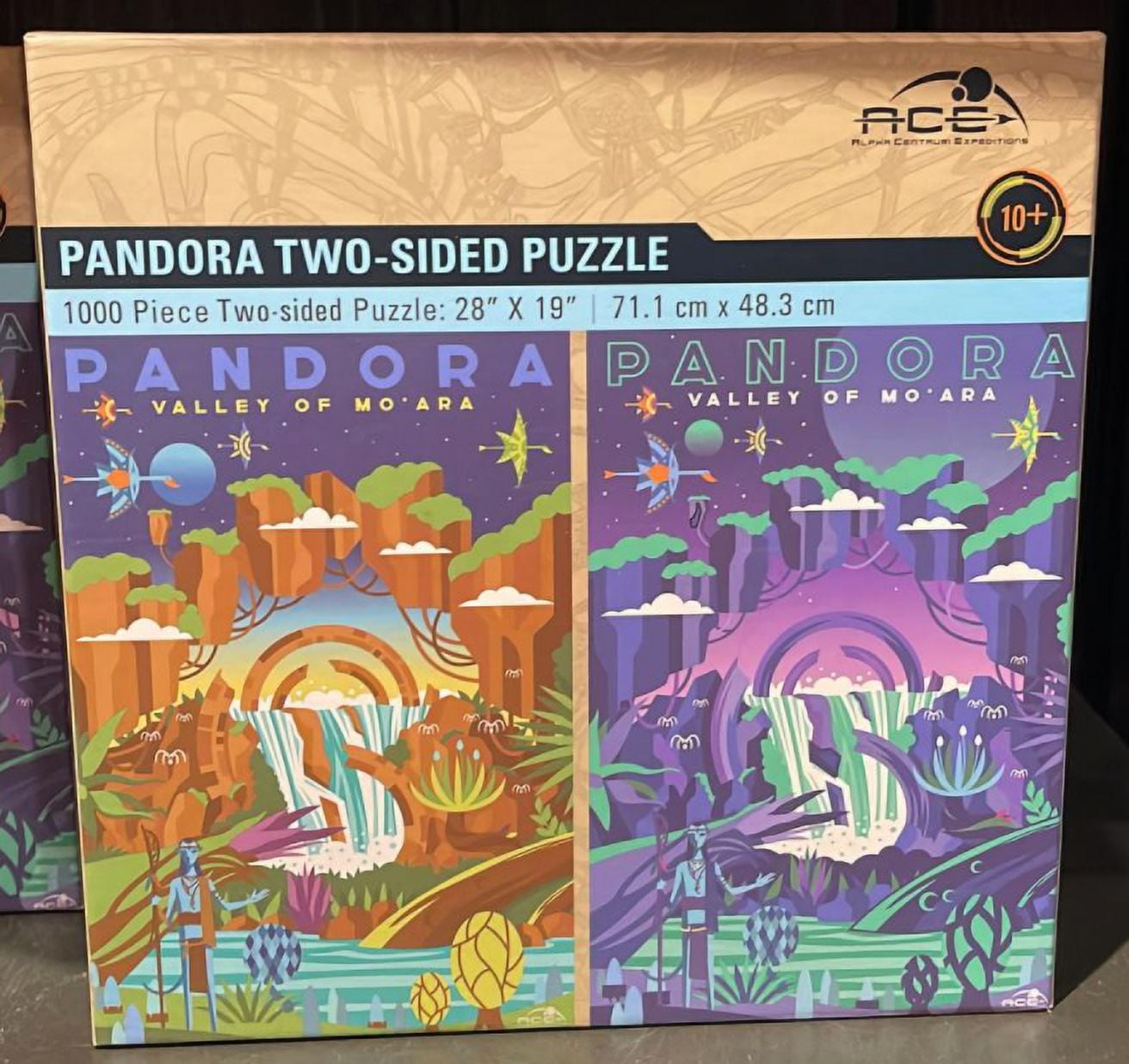 Disney Parks Avatar Pandora Valley Of Mo'Ara Two Sided Puzzle New With ...