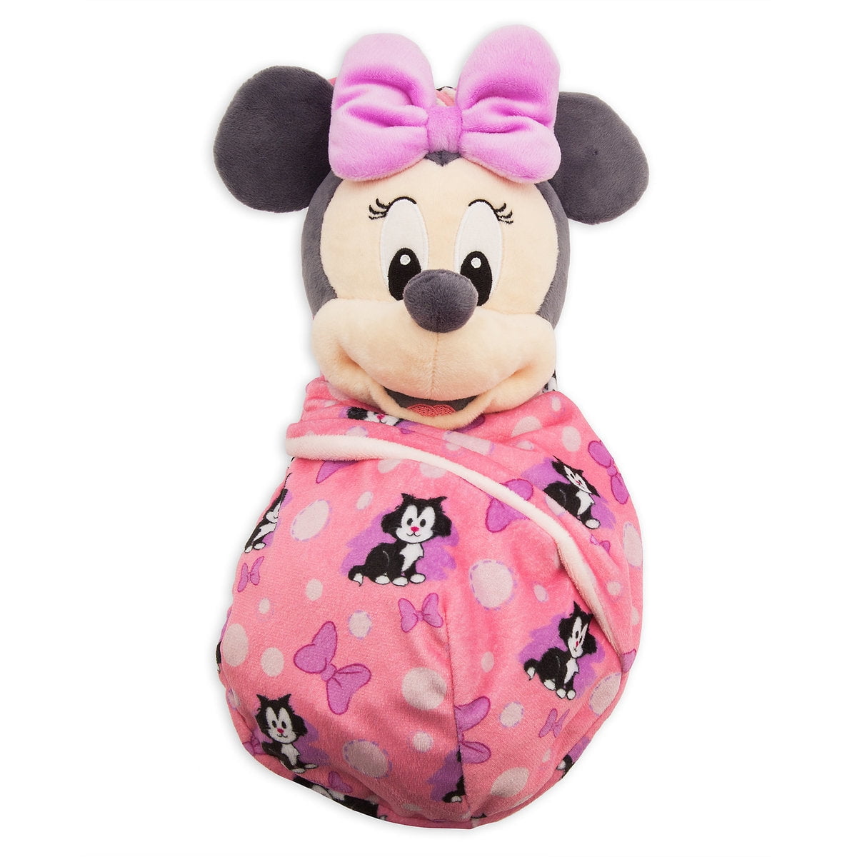 Disney Baby Blankets Girls Minnie Mouse Plush Blanket Pouch - Walmart.com
