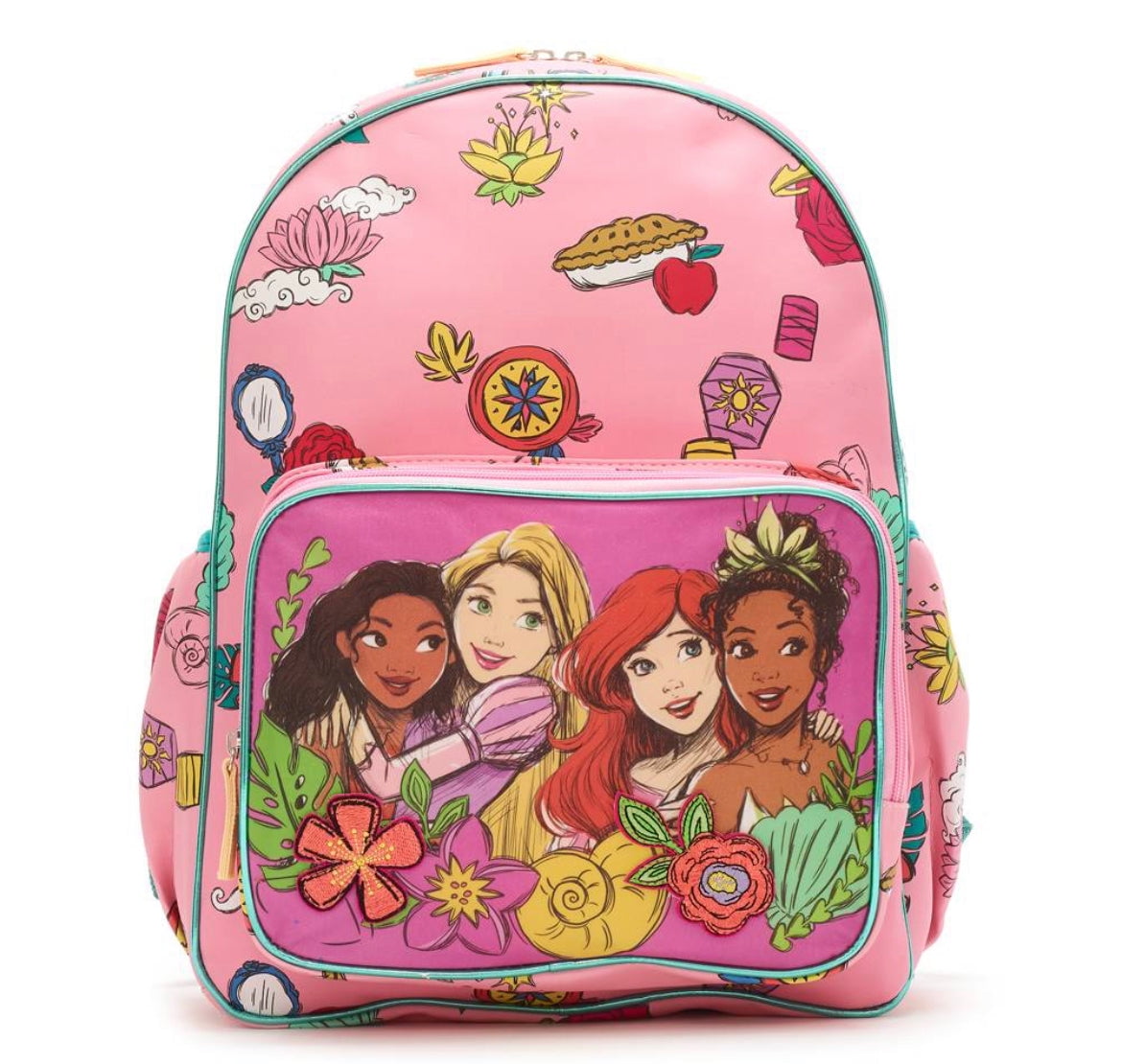 Disney Parks Backpack Princesses Moana Rapunzel Ariel Tiana - Walmart.com
