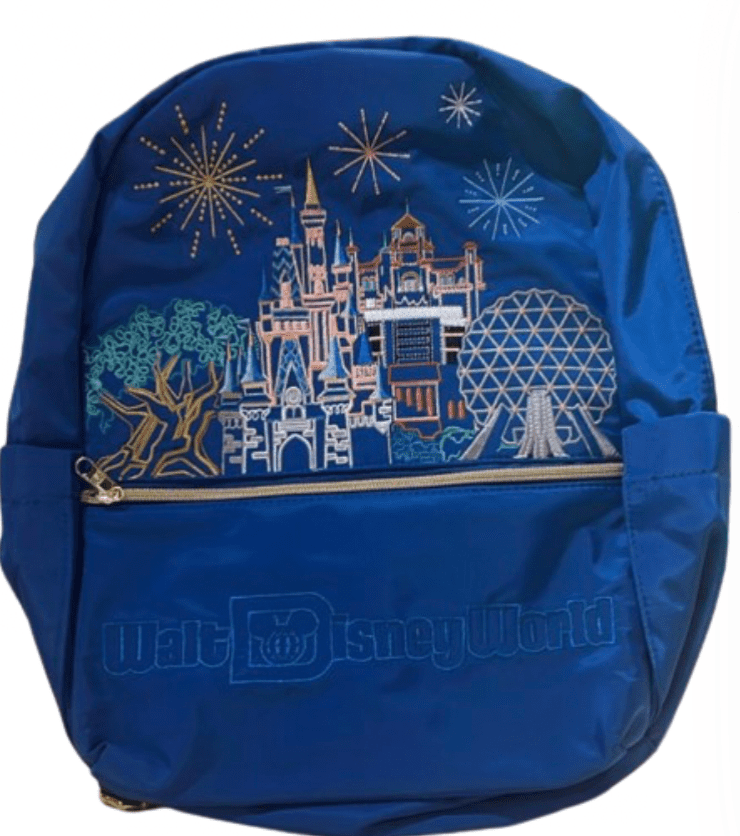 Disney Parks Backpack - Walt Disney World Park Icons Blue - Walmart.com