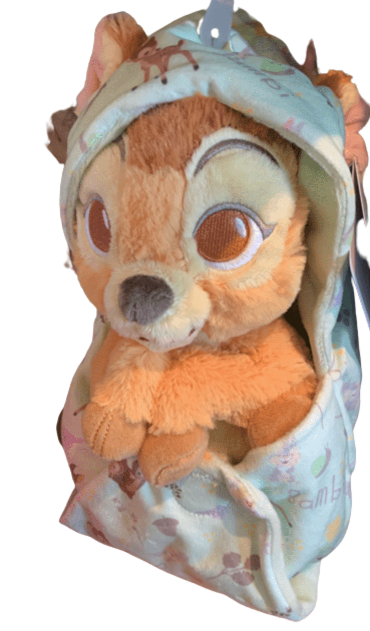 Disney Parks Bambi Babies Plush in a Blanket Pouch New With Tag ...