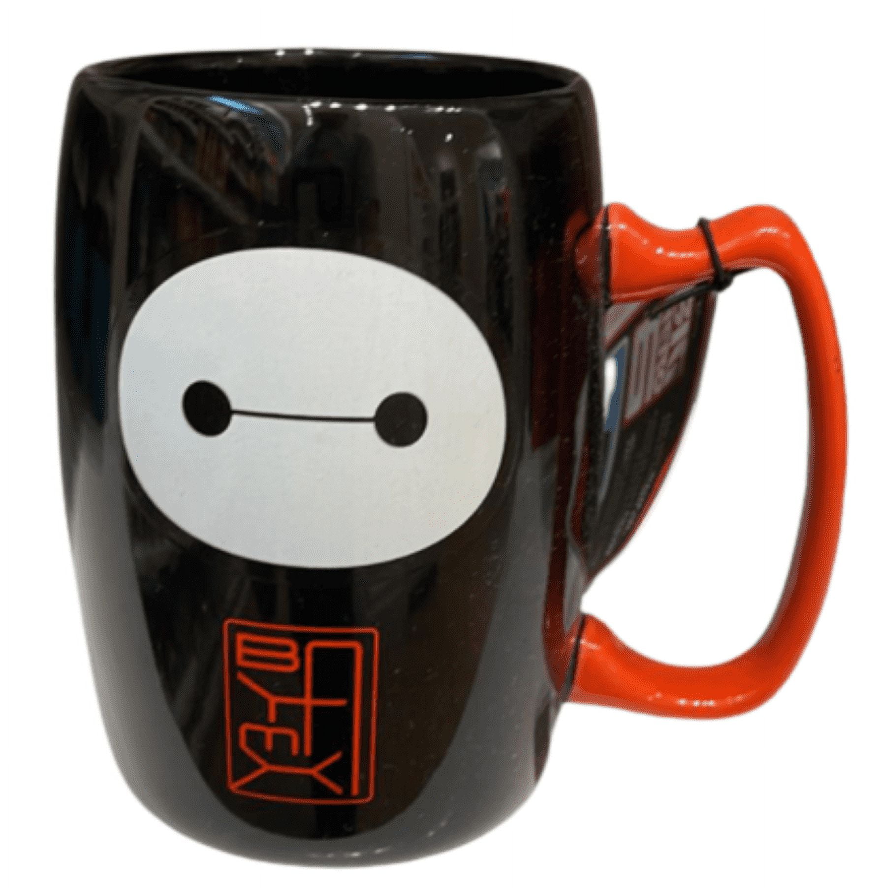 Disney Parks Baymax Big Hero Black Ceramic Coffee Mug New With Tag ...