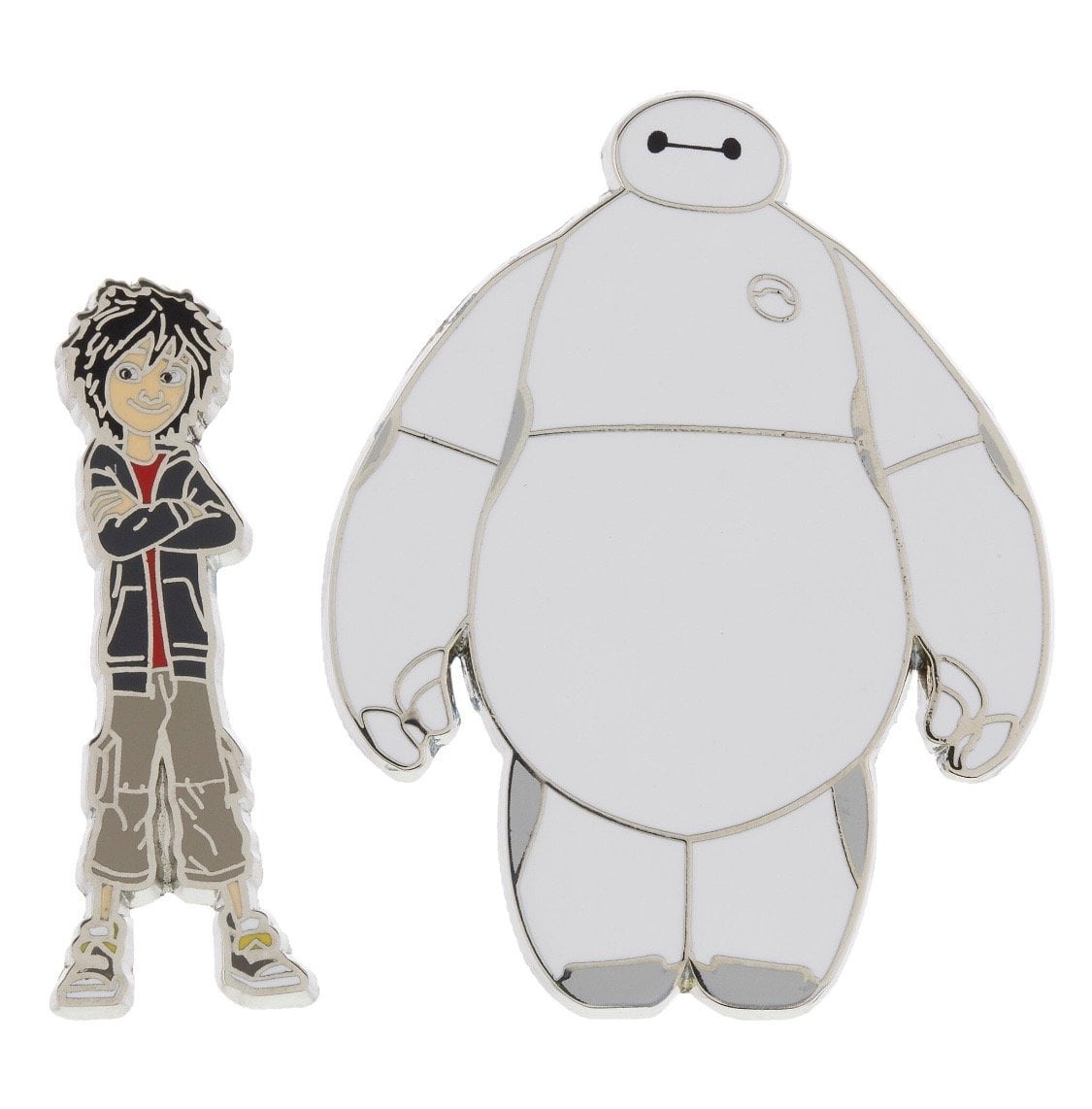 Disney Parks Big Hero 6 Hiro and Baymax Pin Set New with Card - Walmart.com
