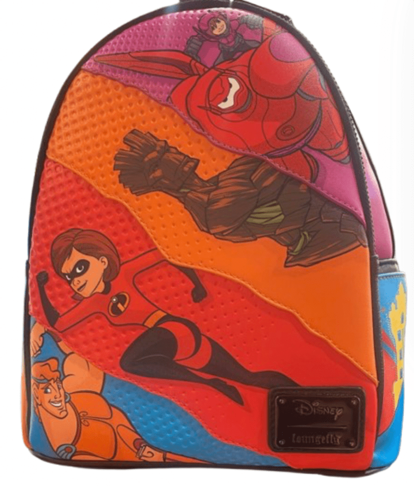 Disney Parks Big Hero Groot Incredibles Hercules Loungefly Backpack New ...