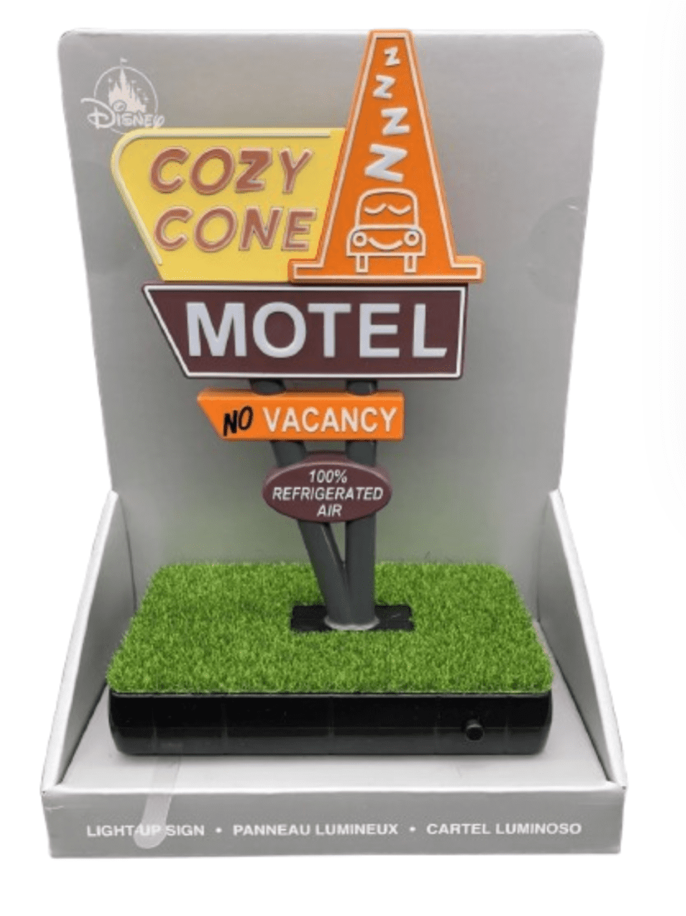 Disney Parks Cars Land Radiator Springs Cozy Cone Light Up Motel Sign ...