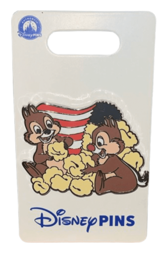 Disney Parks Chip n Dale Popcorn Pin New with Card - Walmart.com