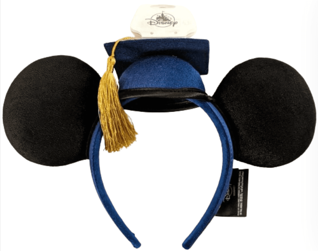 Disney Parks 2024 Graduation Mickey Ear Hat Headband, Tagged, 7'' H x ...