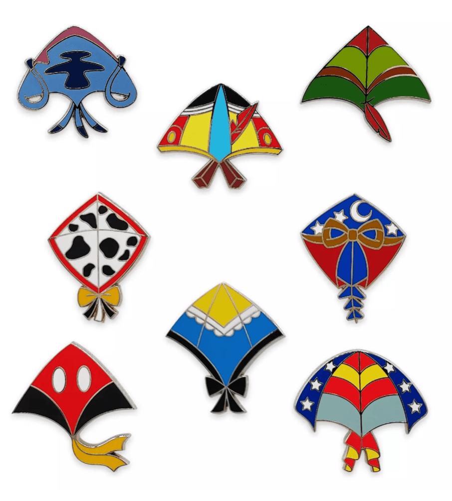 Disney Parks Enamel Stitch Set Toy Kites Characters Mystery Pin ...