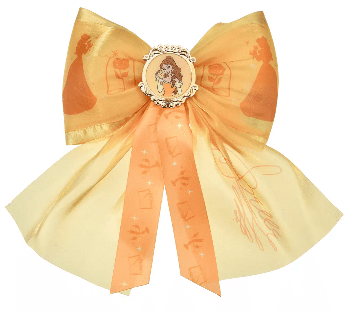 Disney Parks Disney Princess Belle Light-Up Bow Hair Accessory New With ...