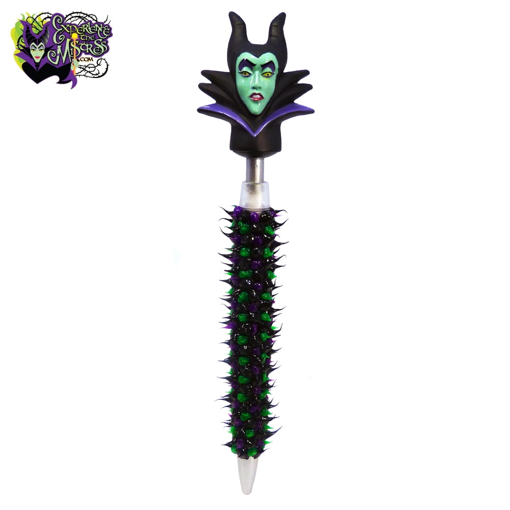 Disney Parks Disney Villains Character Head Spiky Grip Squishy Pen ...