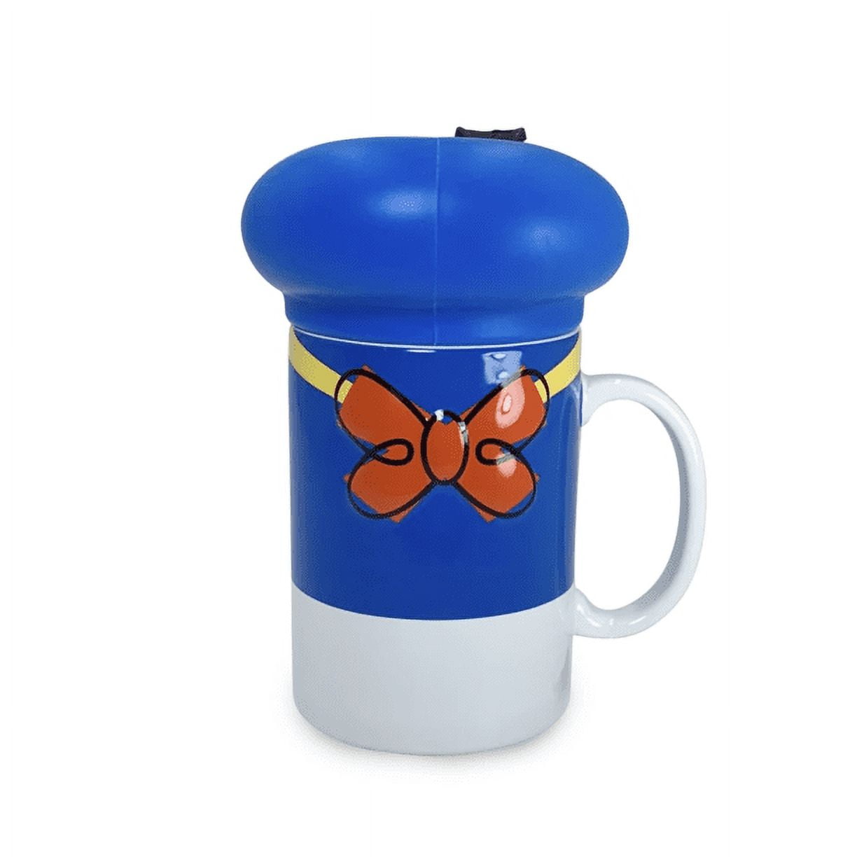 Disney Parks Donald Duck Hat Ceramic Coffee Tall Mug with Lid - Walmart.com