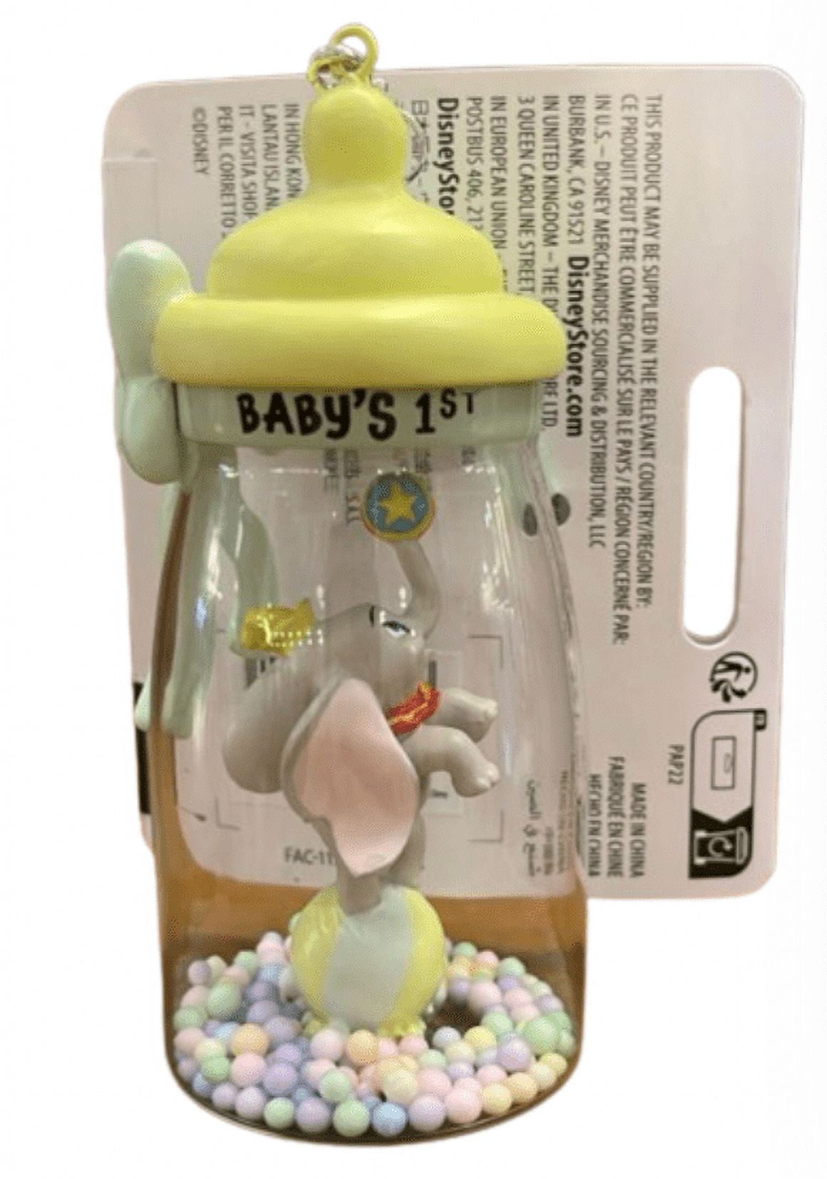 Disney Parks Dumbo Baby 1st Xmas Tree Decoration 2024 - Glass Bottle ...