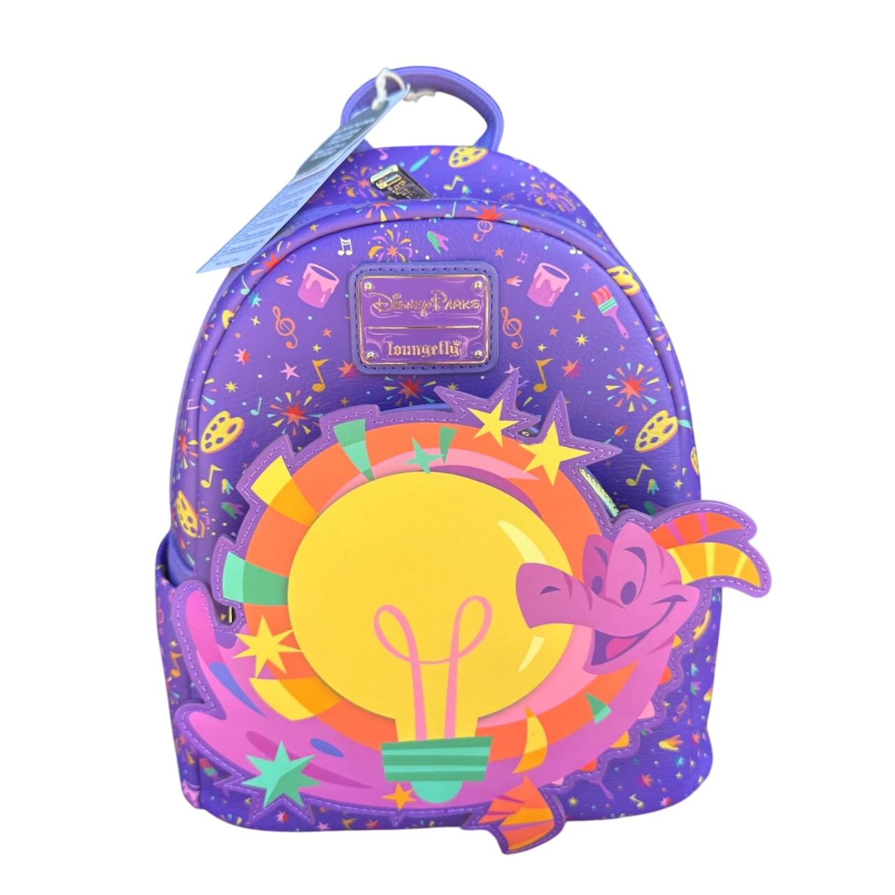 Disney Parks EPCOT Festival of the Arts Figment Loungefly Backpack Bag ...