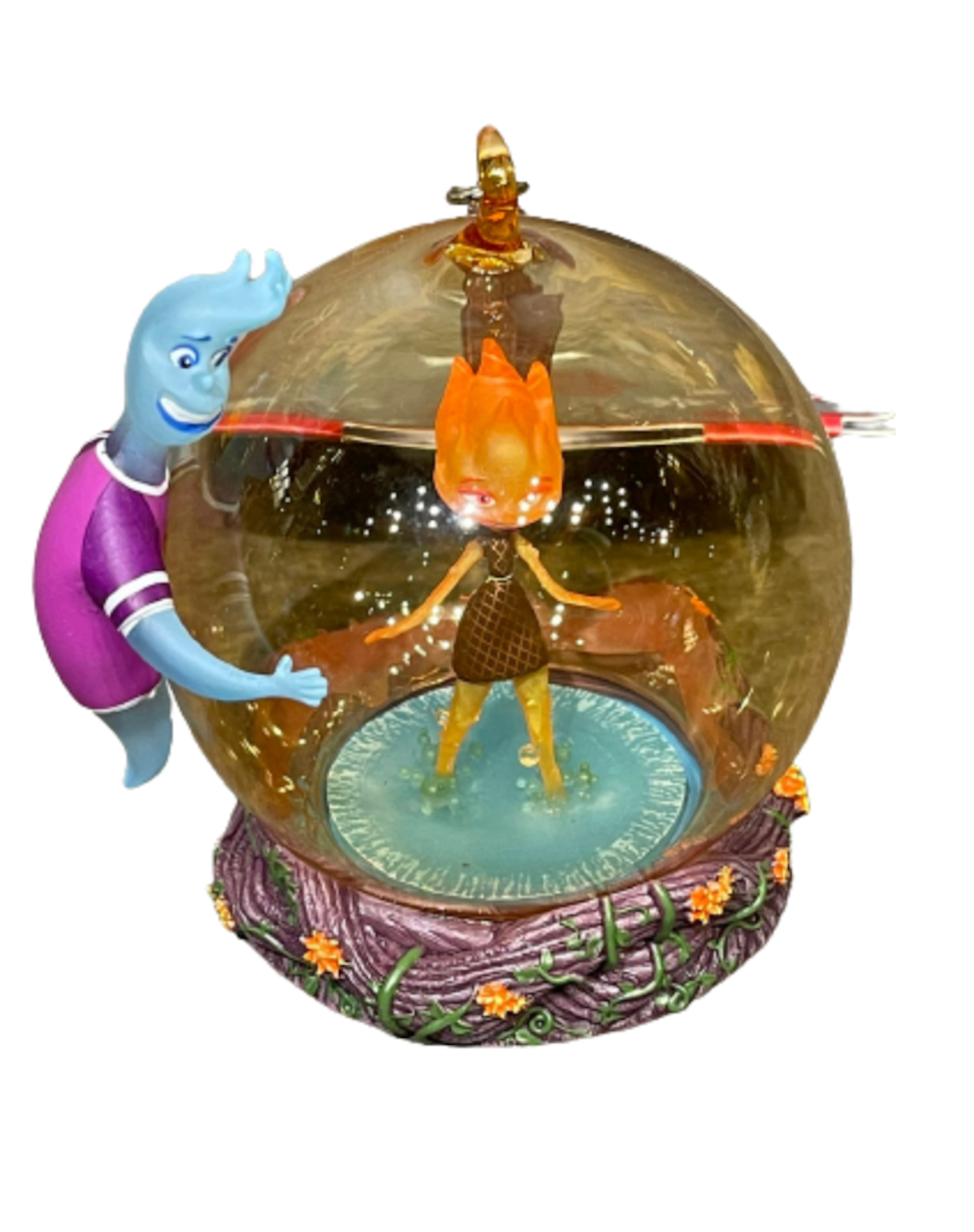 Disney Parks Elemental Sketchbook Glass Globe Christmas Ornament New ...