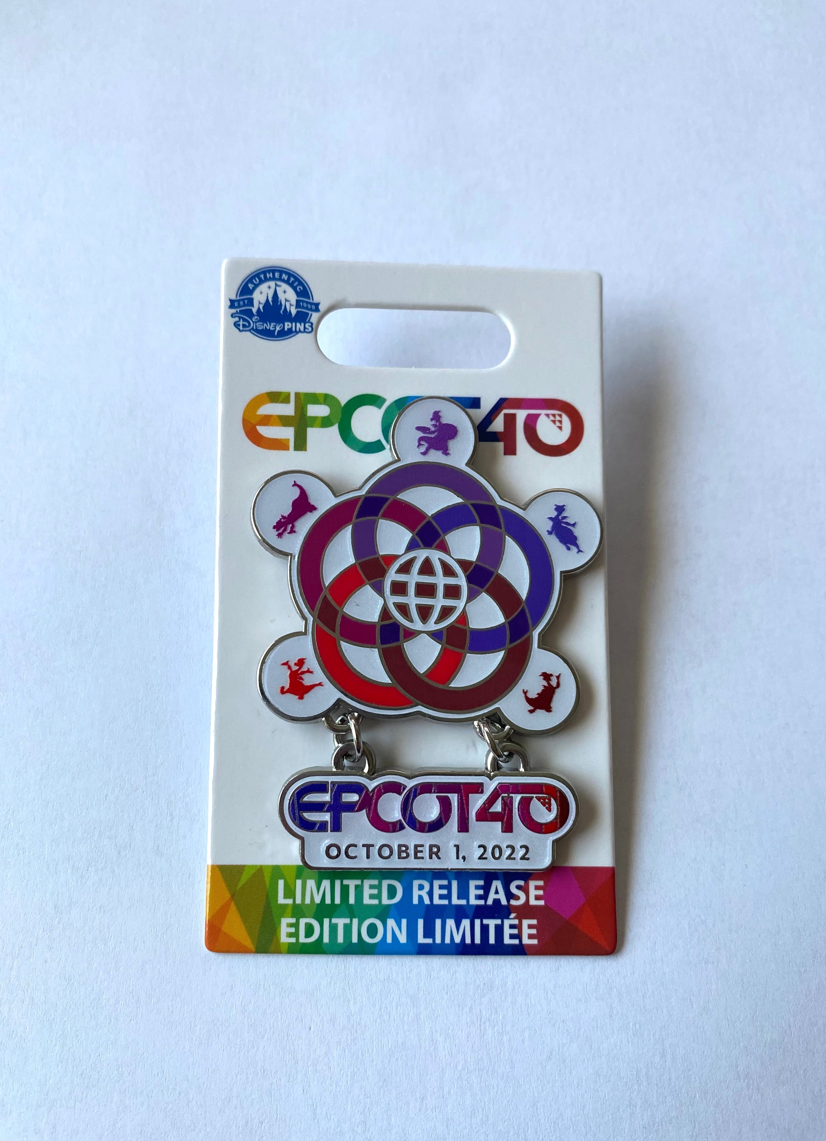 Disney Parks Epcot 40th Anniversary Figment October 1 2022 Pin New with ...