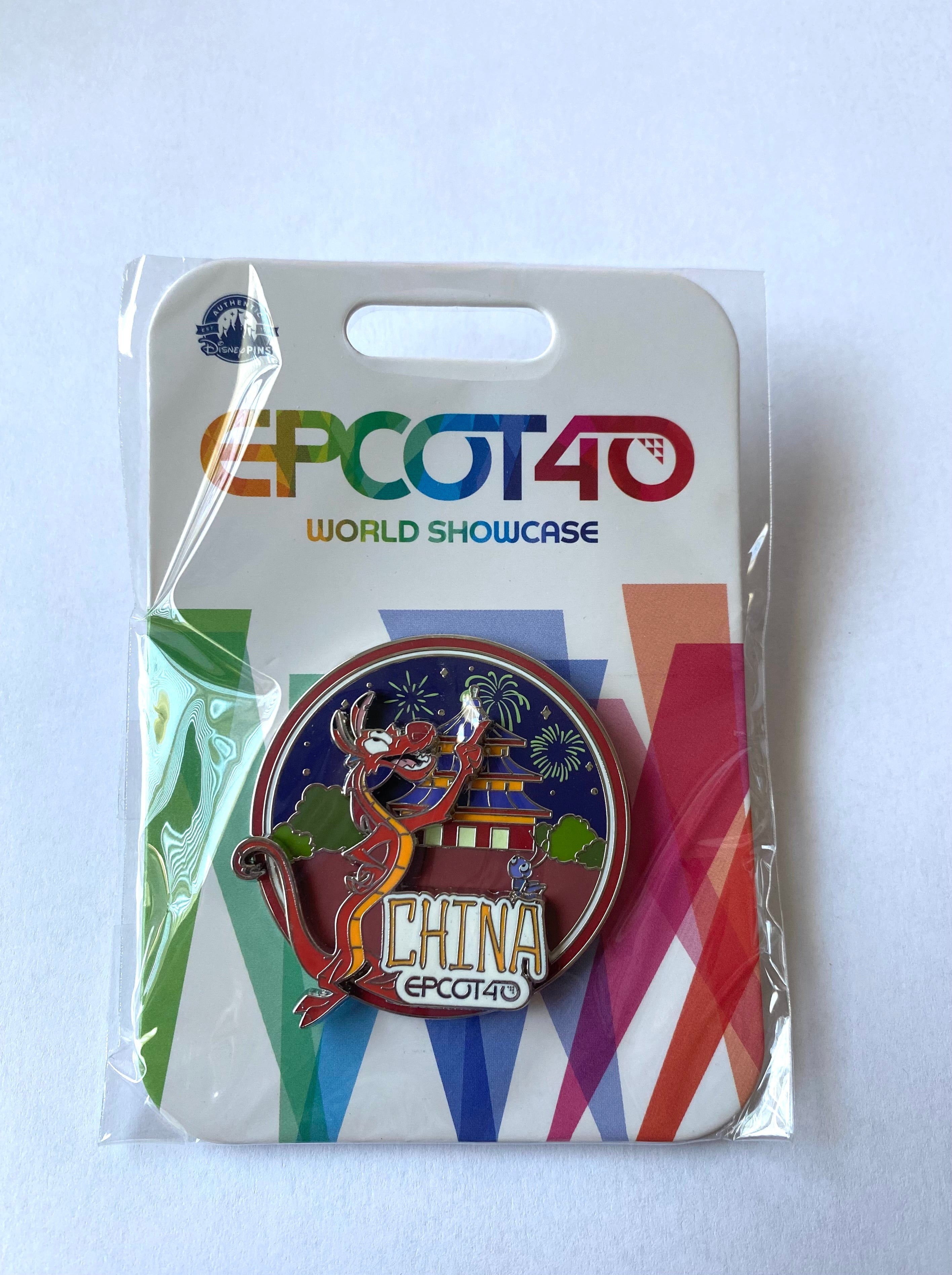 Disney Parks Epcot 40th World Showcase China Mulan Mushu Pin New with ...
