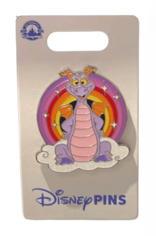 Disney Parks Epcot Figment Cloud Rainbow Dreaming Sky Pin New With Card ...