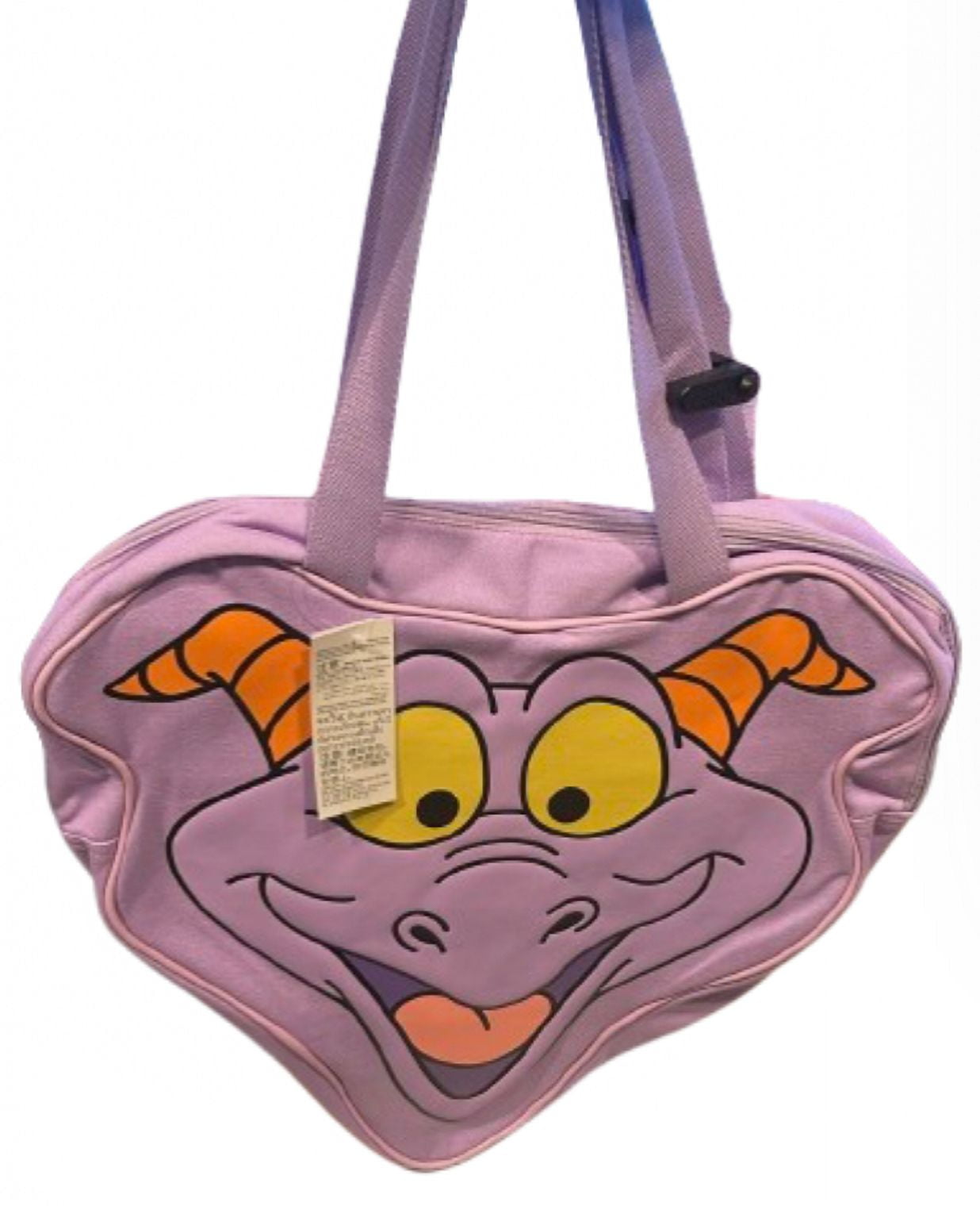 Disney Parks Walt Disney World Figment Head Retro Canvas Large Tote Bag ...