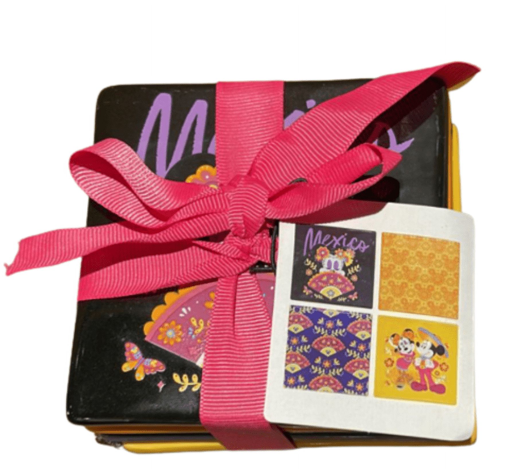 Disney Parks Epcot Mexico Minnie Mouse Calavera Coaster Set New With ...