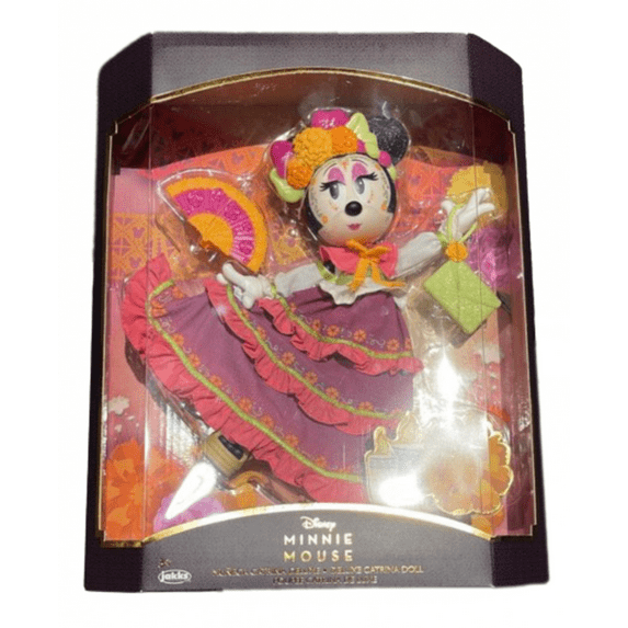 Disney Parks Epcot Mexico Minnie Mouse Deluxe Catrina Doll - Walmart.com