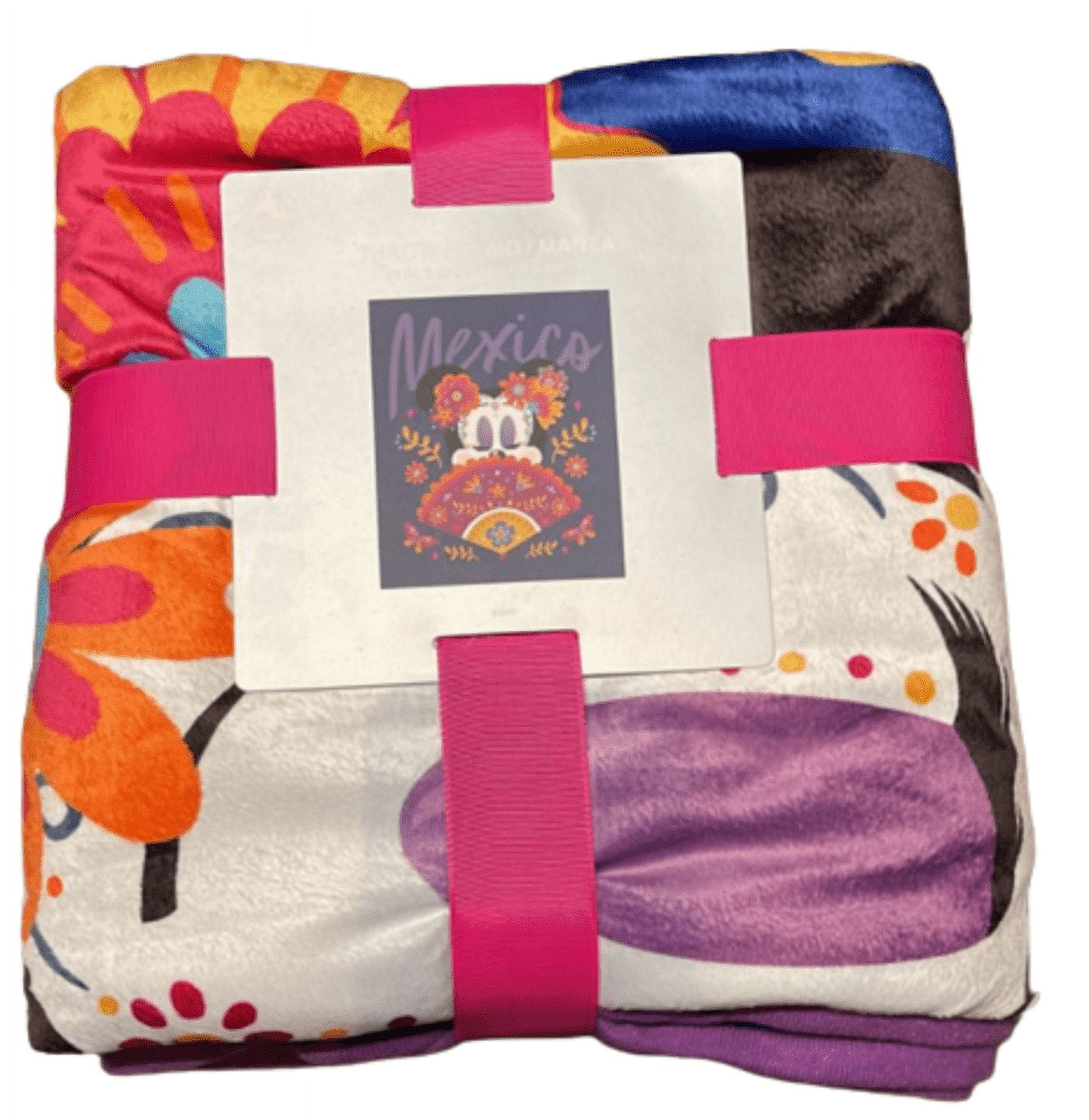 Disney Parks Epcot Mexico Minnie Mouse Throw Blanket New With Tag ...
