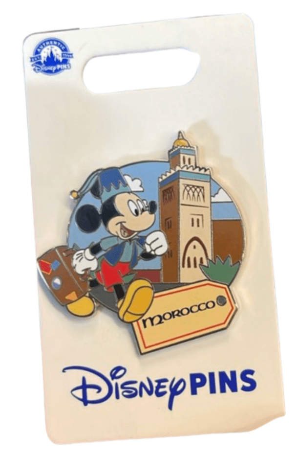 Disney Parks Epcot Mickey Mouse Traveling Marocco Pin New with Card ...