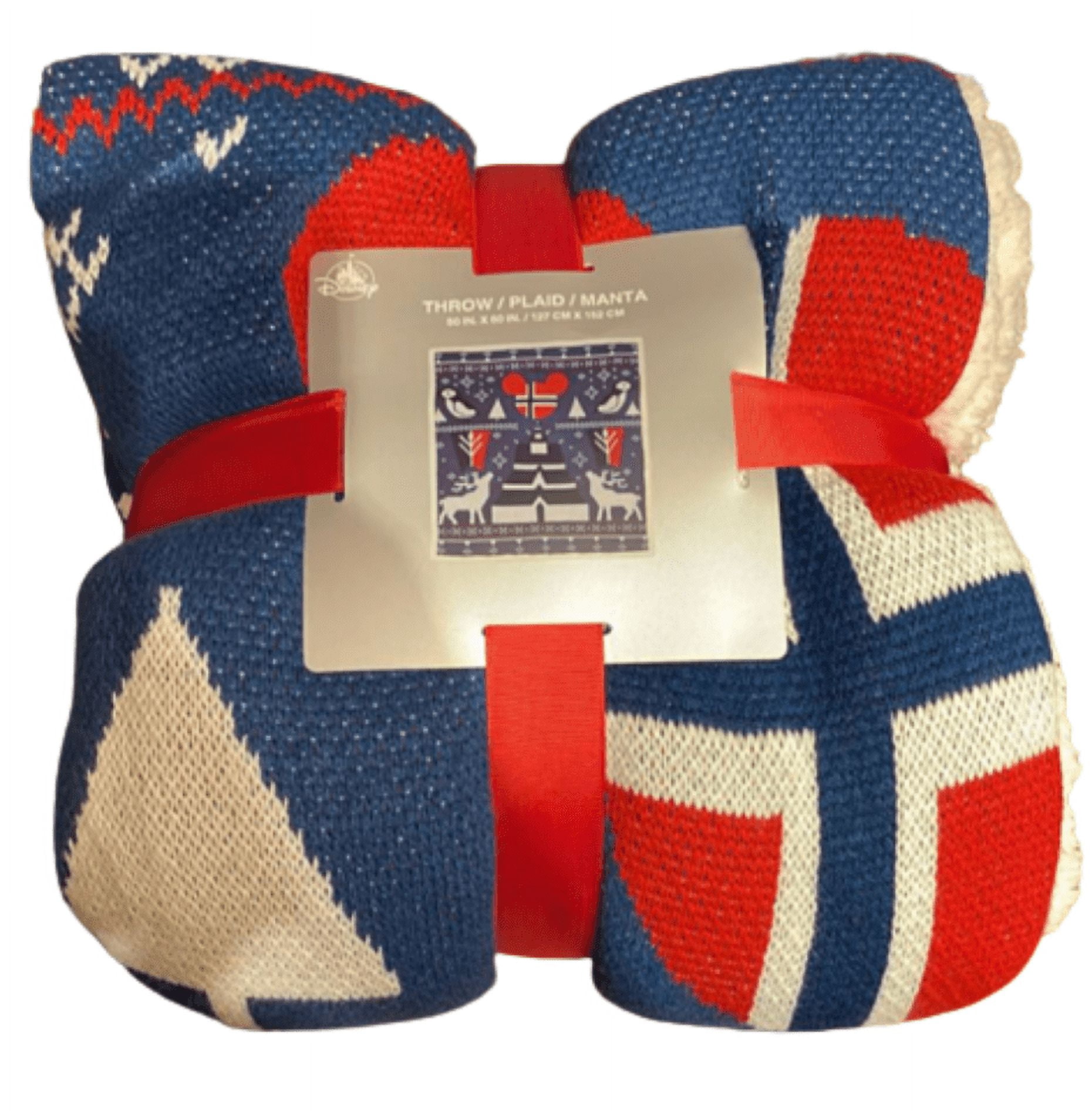 Disney Parks Epcot Norway Mickey Mouse Throw Blanket New With Tag ...