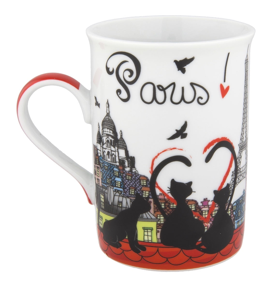 Disney Parks Epcot Paris Cats Porcelain Coffee Mug New - Walmart.com