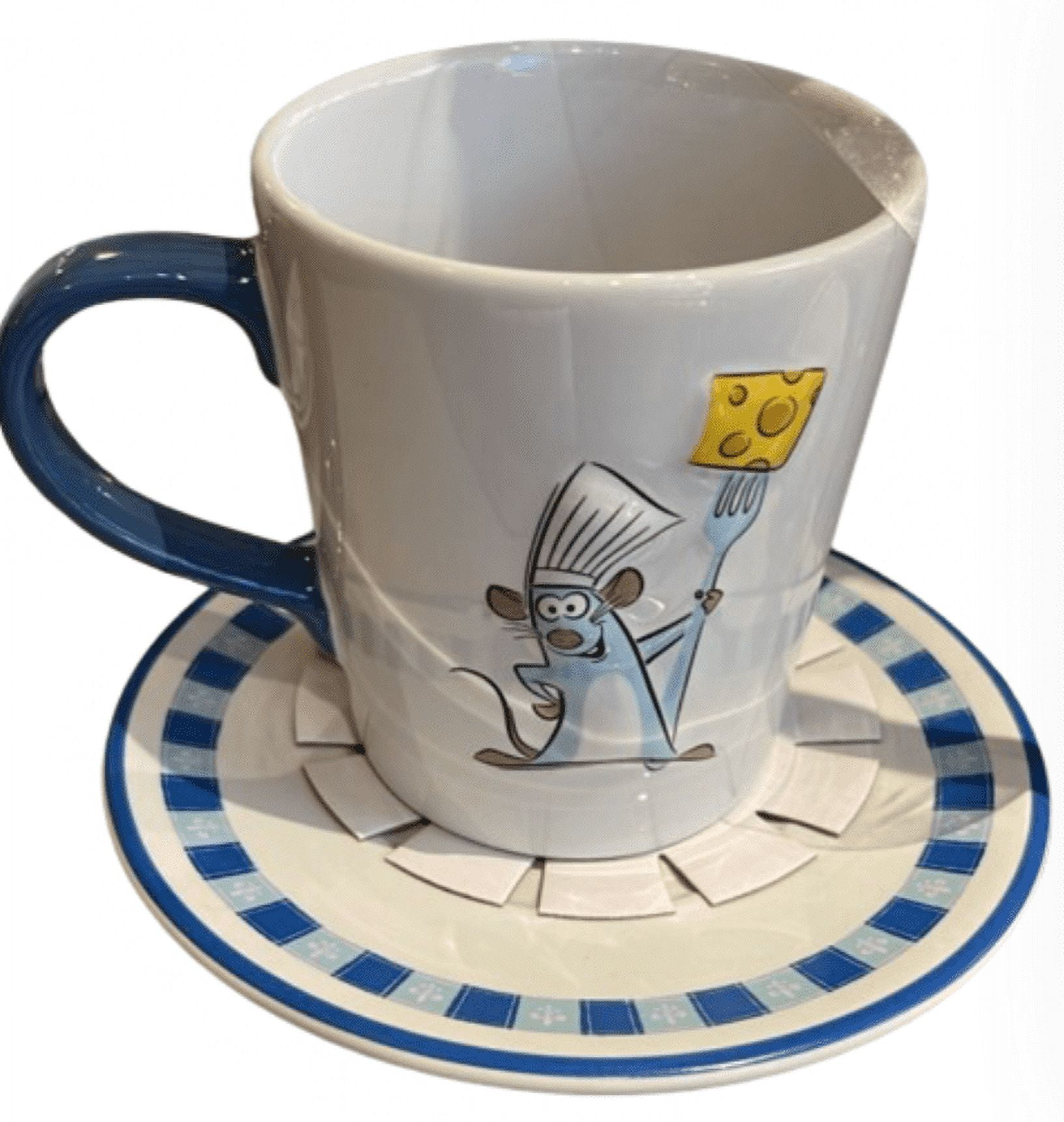 Disney Parks Epcot Ratatouille Remy Cheese Mug with Plate New with Tag ...