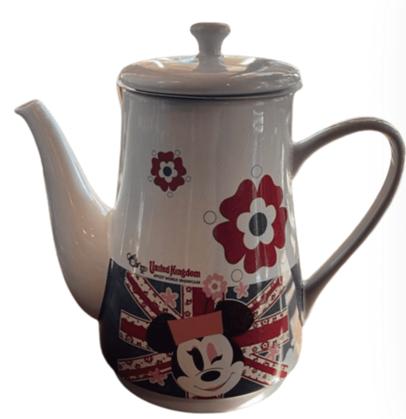 Disney Parks Epcot UK Union Jack Minnie Mouse Teapot New with Tag ...