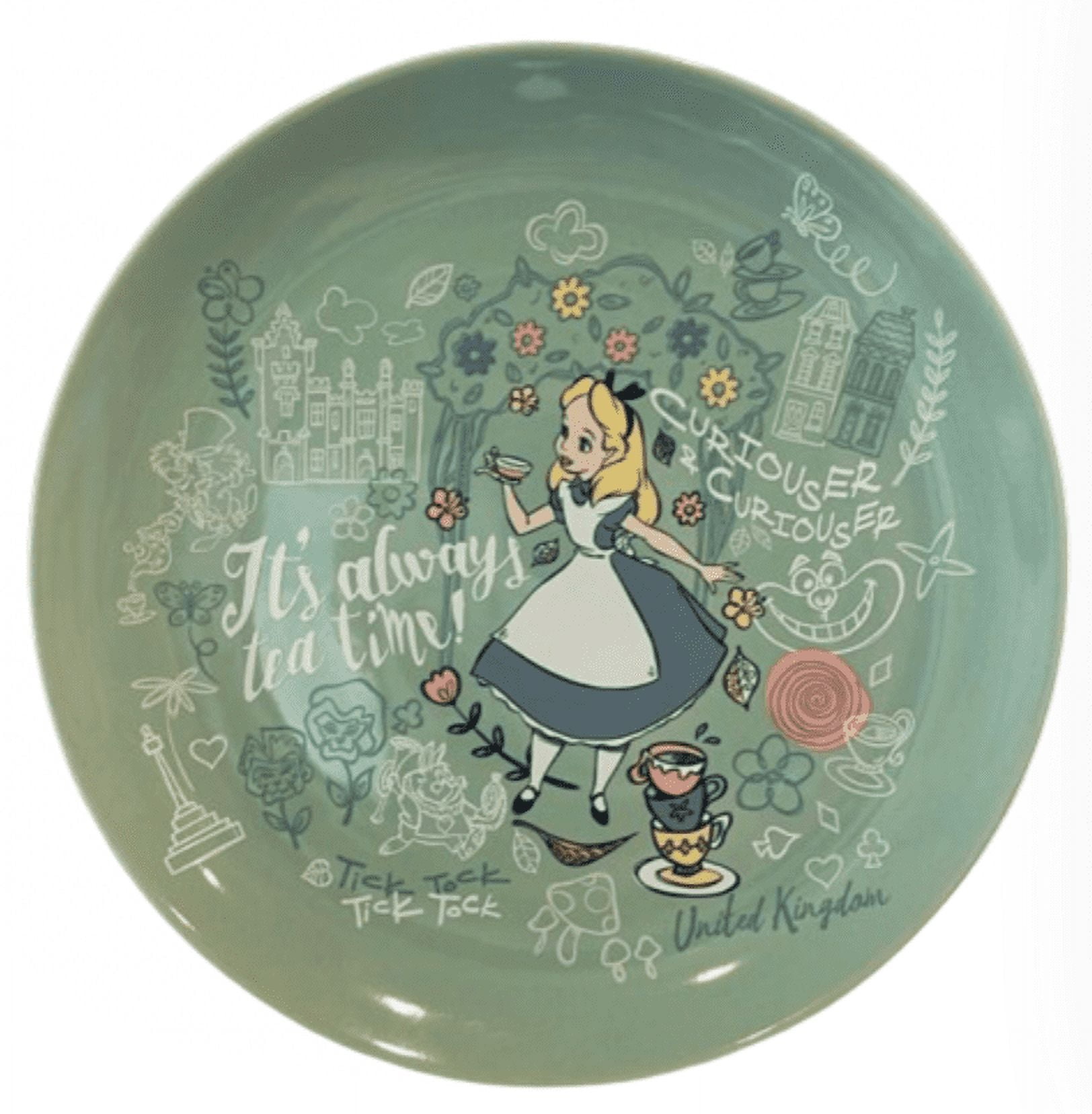 Disney Parks Epcot UK World Showcase Alice in Wonderland Plate New with ...