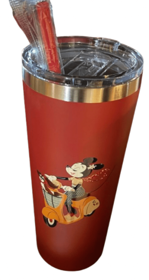 Disney Parks Epcot World Italy Minnie Mouse Vespa Tumbler New With Tag ...
