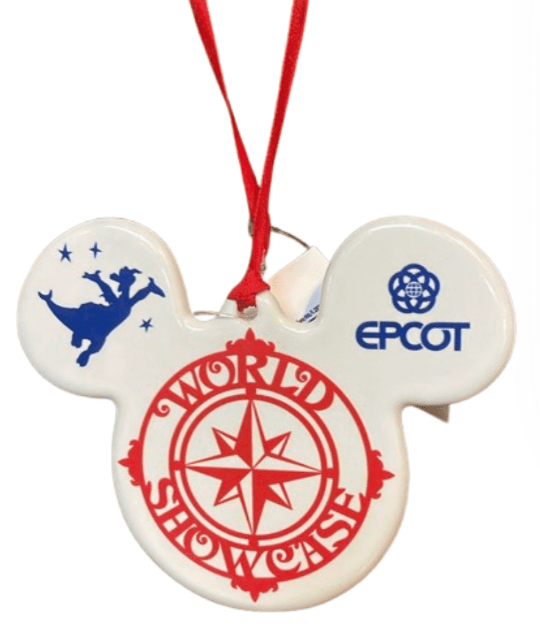 Disney Parks Epcot World Showcase Figment Mickey Icon Disc Ornament New ...