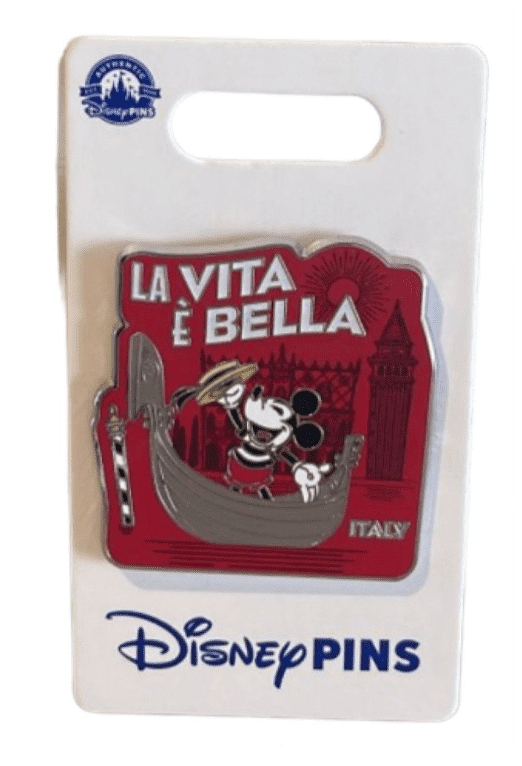 Disney Parks Epcot World Showcase Italy La Vita Bella Pin New with Card ...