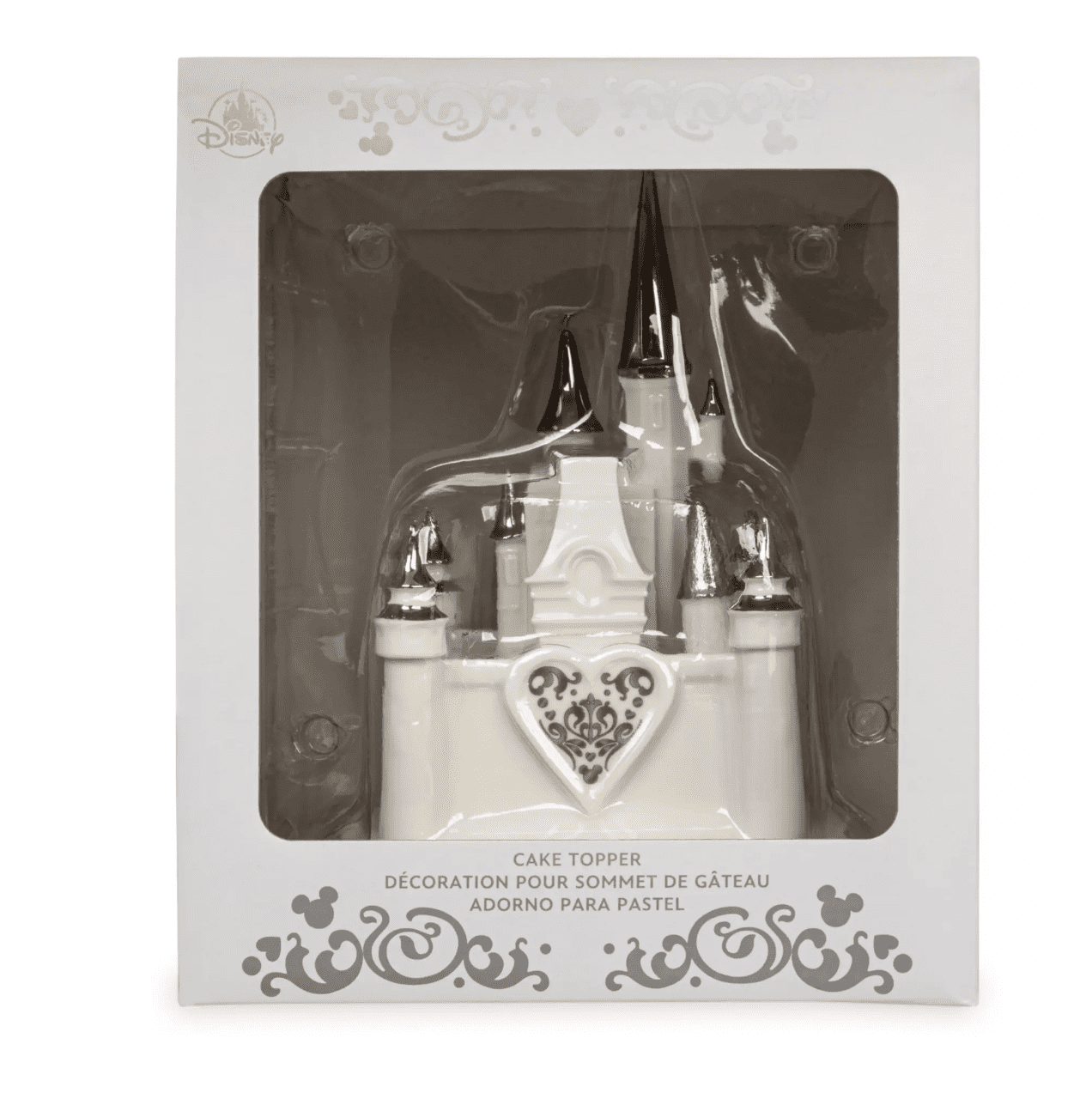 Disney Parks Fairy Tale Weddings Fantasyland Castle Cake Topper New ...