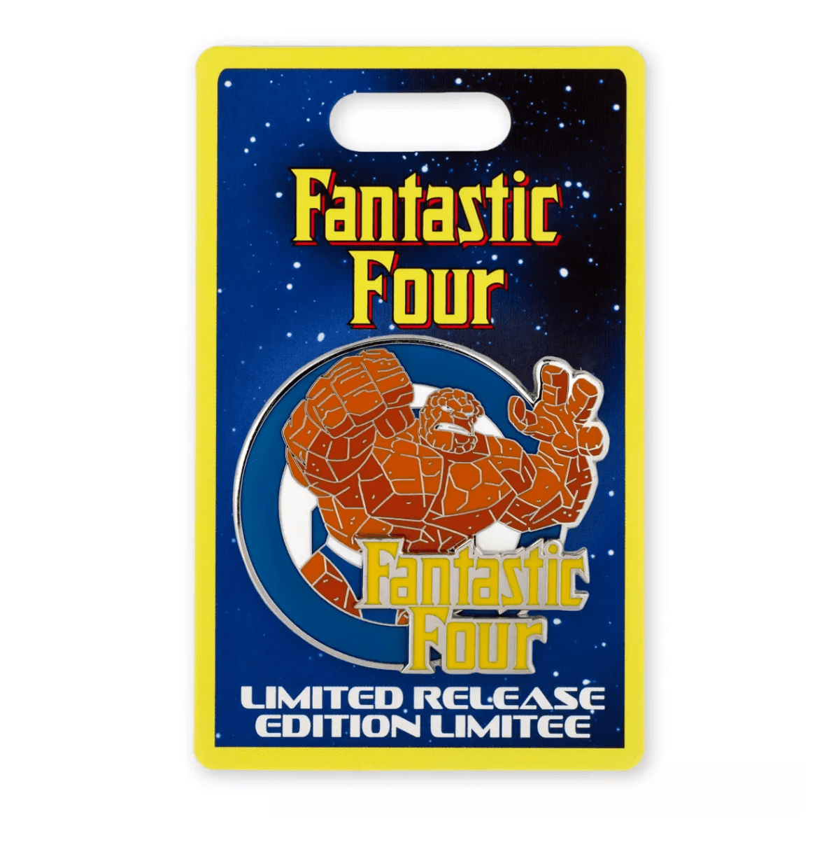 Disney Parks Fantastic Four The Thing Limited Release Pin New with Card ...