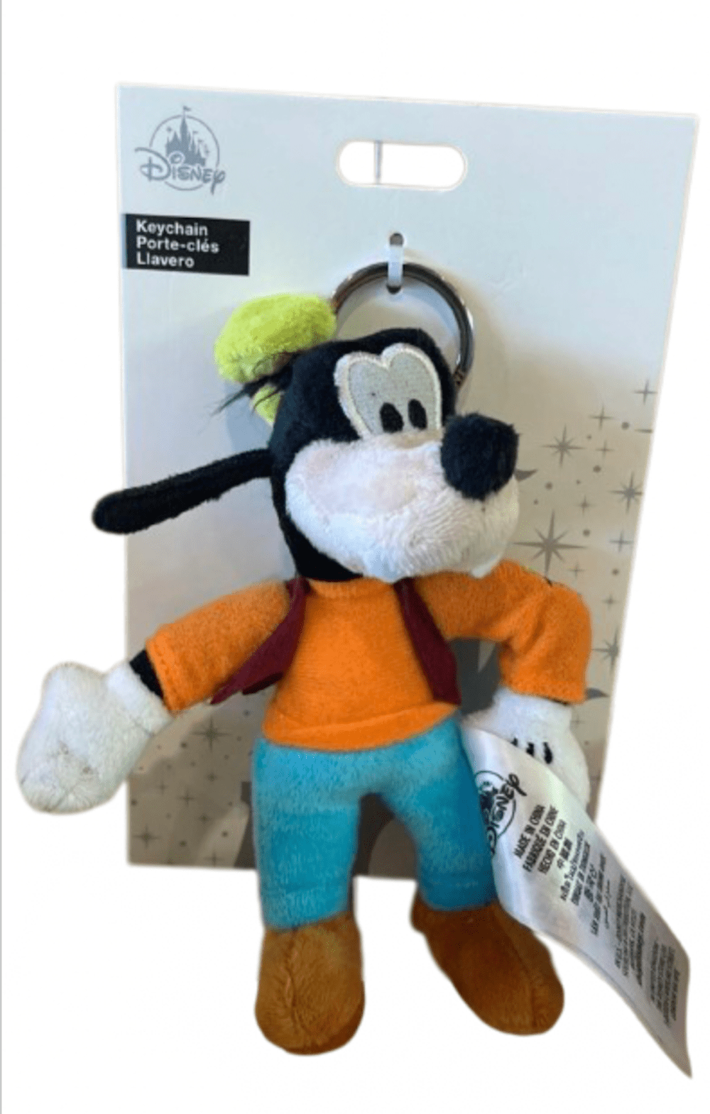 Disney Parks Goofy Plush Keychain With Hat Charm - New With Card, Smoke ...