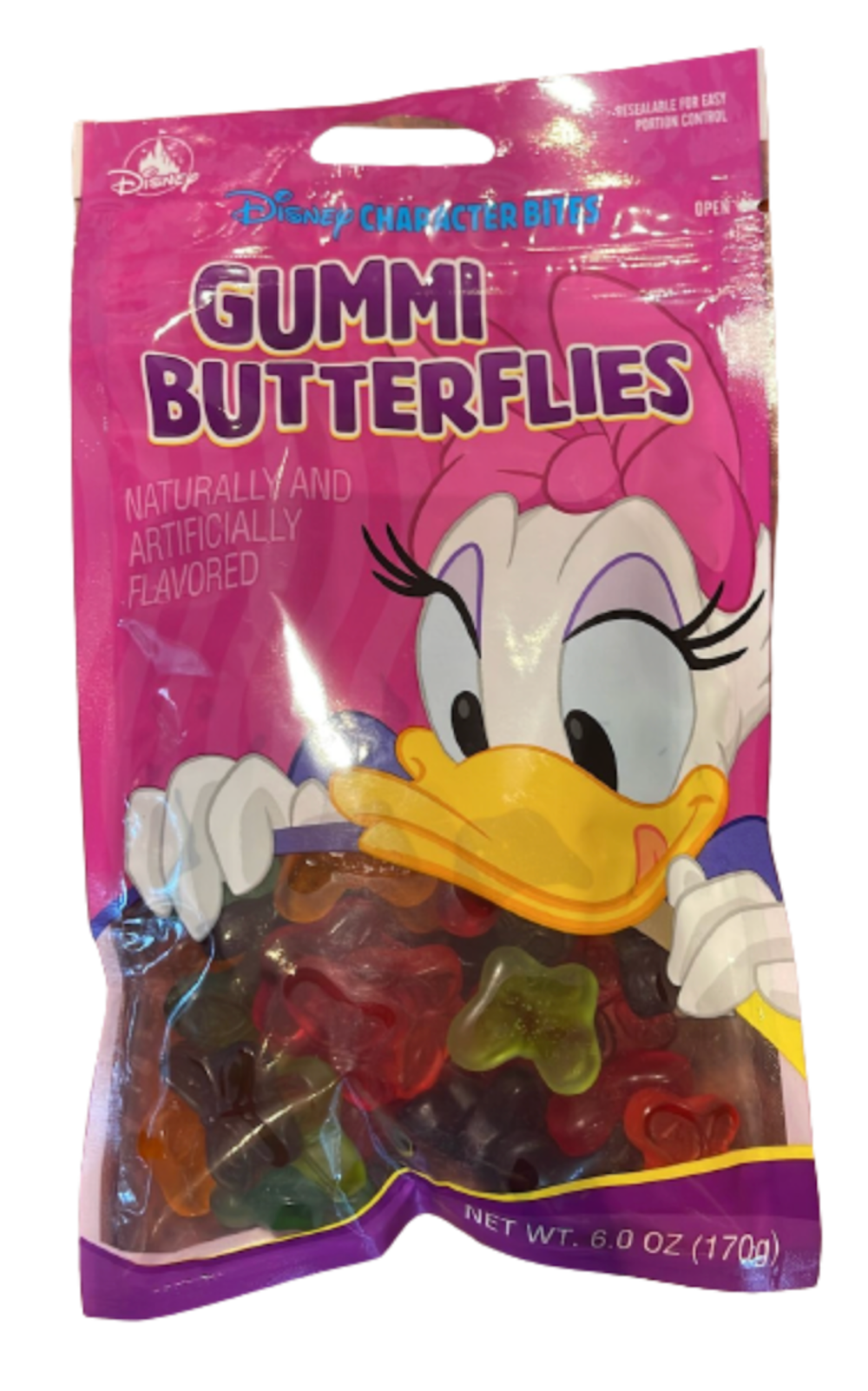 Disney Parks Gummi Butterflies Candy, 6 OZ Pack, Disney Characters, New ...