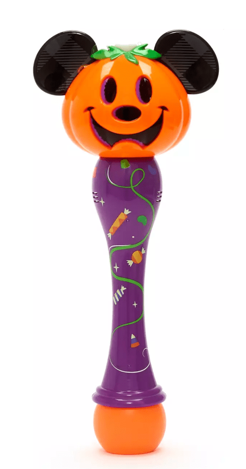 Disney Parks Halloween 2024 Mickey Mouse Pumpkin Light-Up Bubble Wand ...