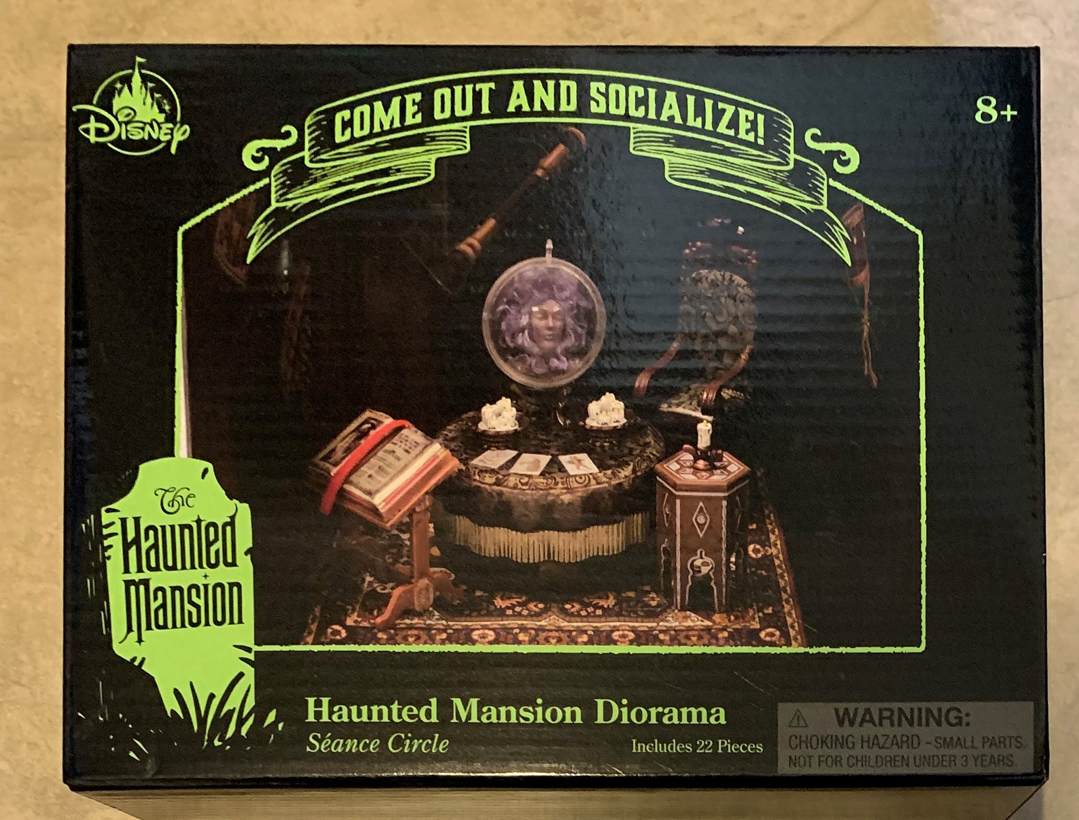 Disney Parks Haunted Mansion Toy Diorama, Madame Leota Decor, 22 Pieces ...