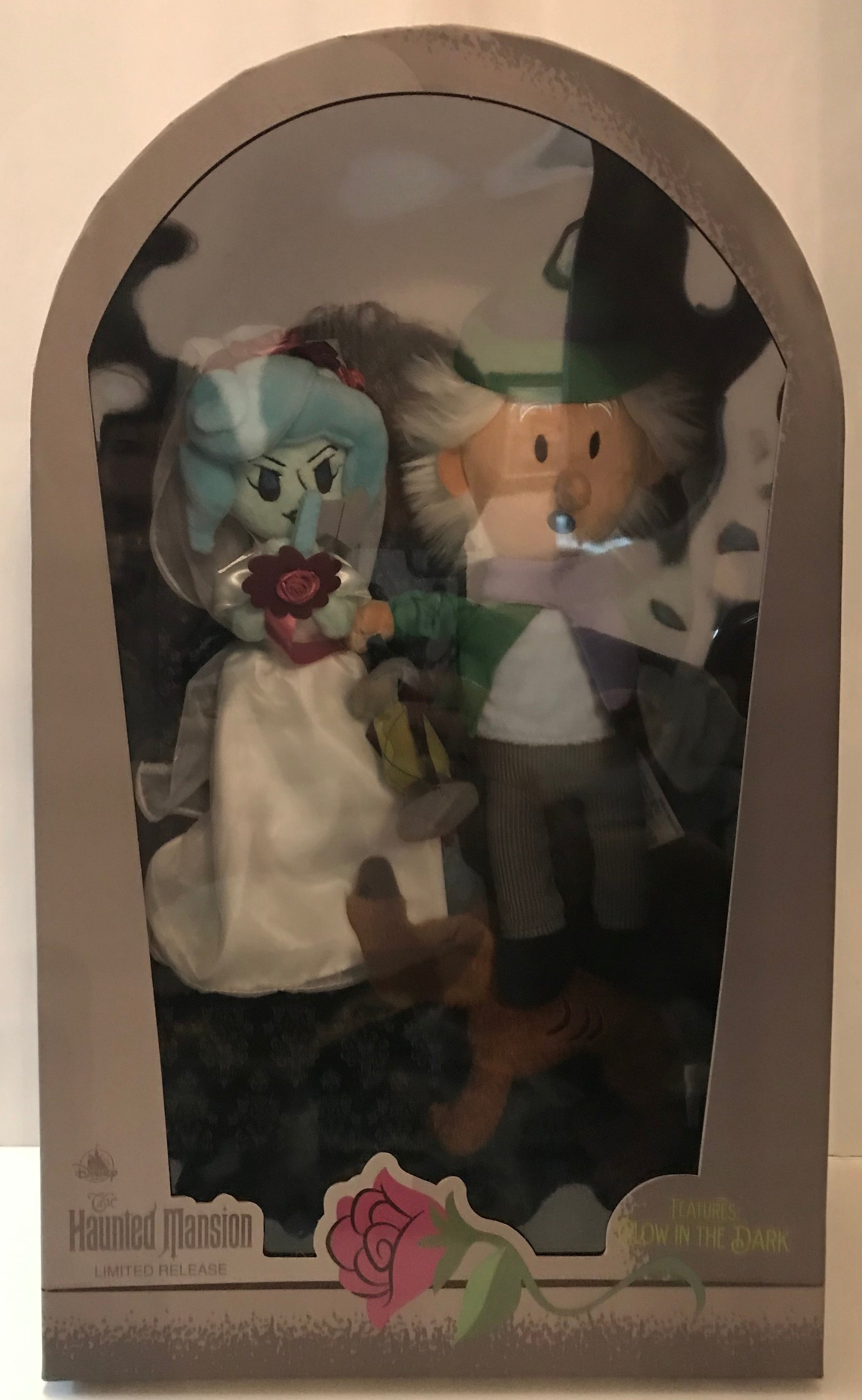 Disney Parks Haunted Mansion Glow Limited Plush Bride Dog Keeper New ...