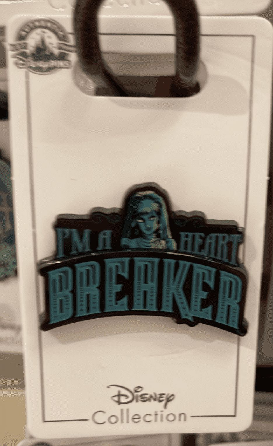 Disney Parks Haunted Mansion I'm a Heart Breaker Pin New With Card ...