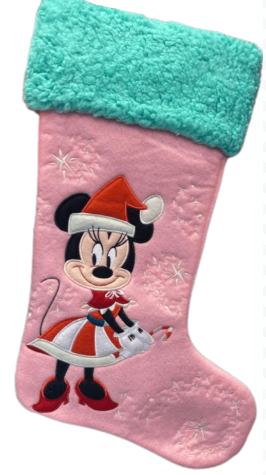 Disney Parks Holiday Christmas Minnie Mouse Stocking New With Tag ...