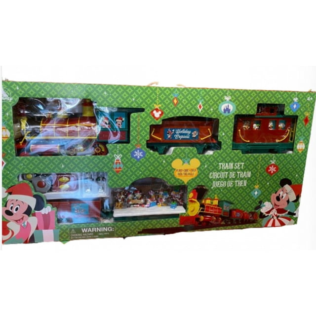 Disney Holiday Express Christmas Mickey & Friends Model Train Set 4 ...