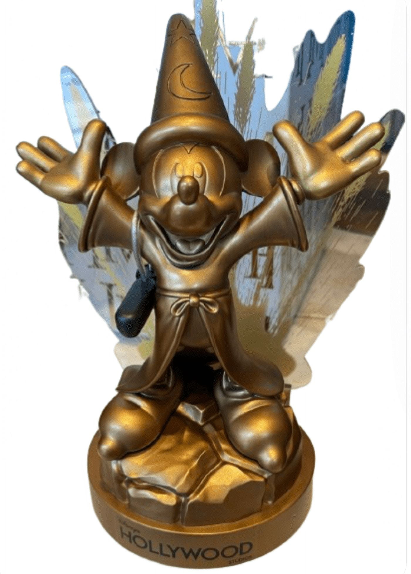 Disney Parks Hollywood Studios Mickey Mouse Fantasia Gold Figurine ...