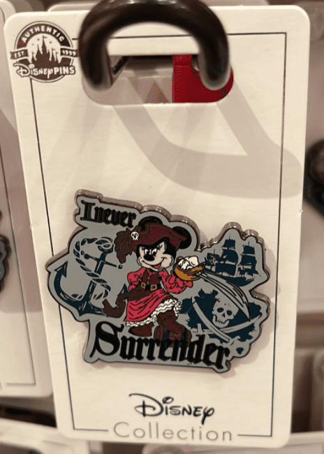 Disney Parks I Never Surrender Minnie Mouse Pin New With Card - Walmart.com